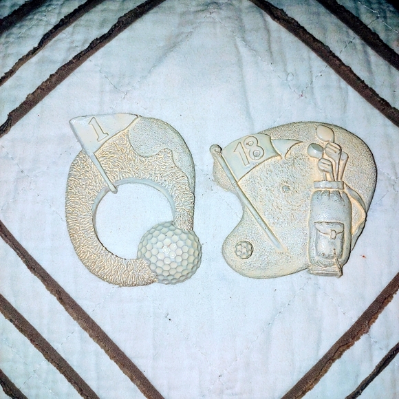 Accents | Vintage Golf Inspired Set Of Refrigerator Magnets | Poshmark